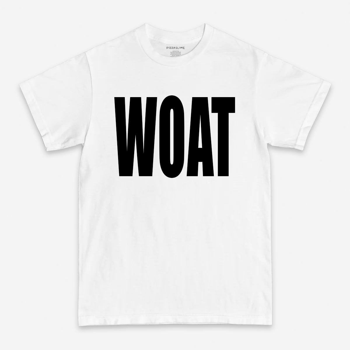 WOAT T-shirt (BLACK & WHITE SHIRT) – PIZZASLIME