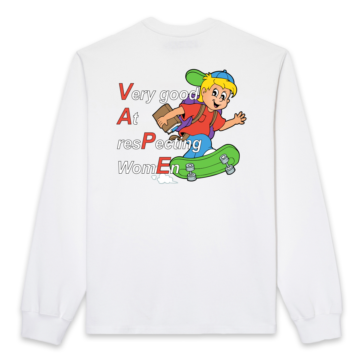 Yeah... I VAPE L/S (White) – PIZZASLIME